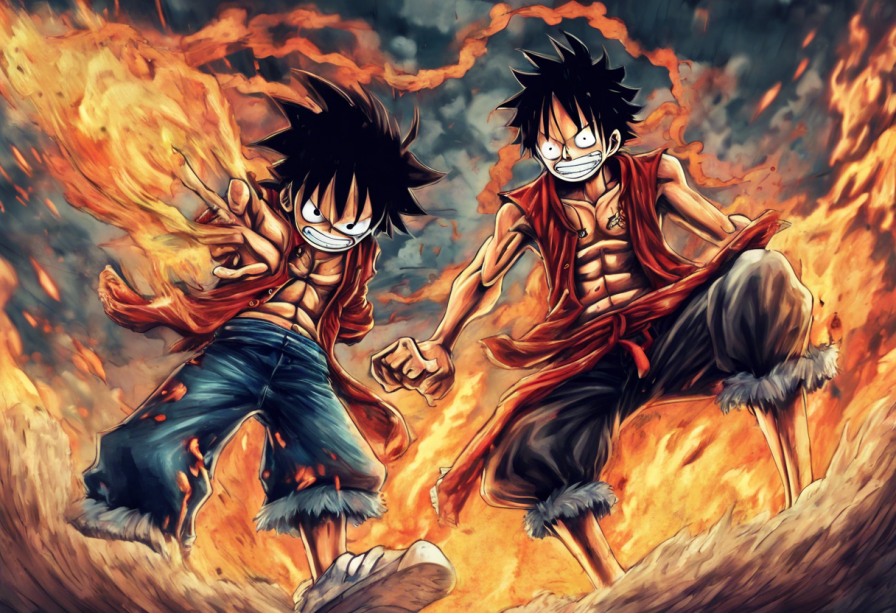 Completely Infuriated Kuro vs. Luffy, Final Battle - One Piece - Fandorable
