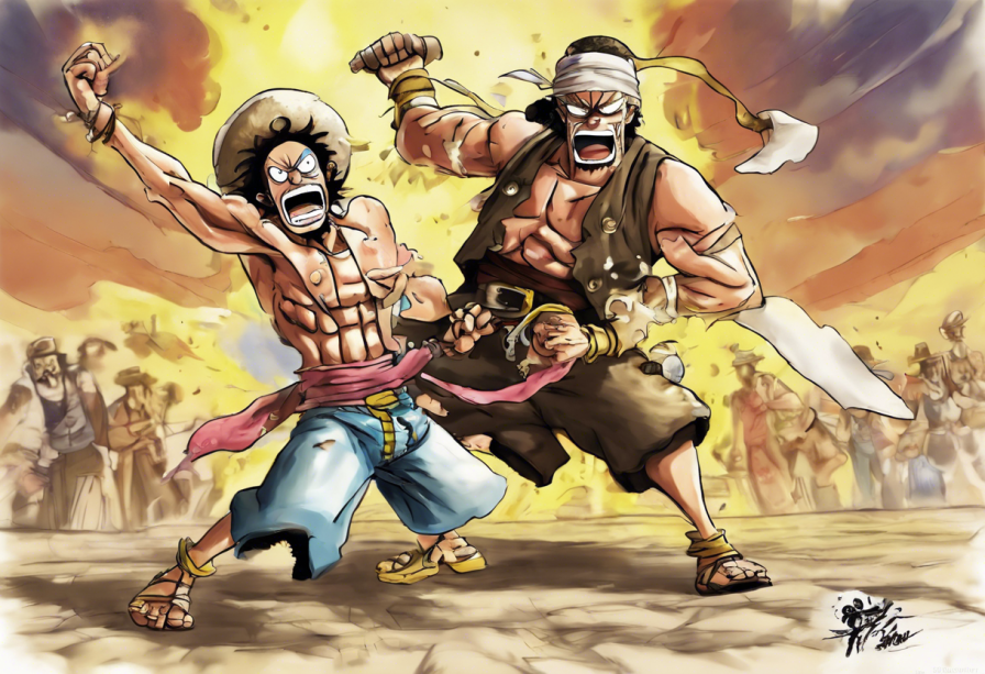 Usopp vs. Daddy The Father Showdown at High Noon - One Piece - Fandorable