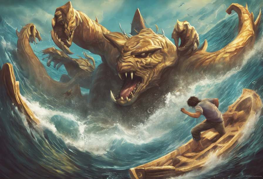 The Sea of Monsters - Percy Jackson & the Olympians by Rick Riordan ...